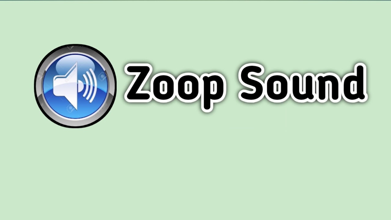 Sound Effect Cartoon - Zoop Sound | Om Kubuchi - YouTube