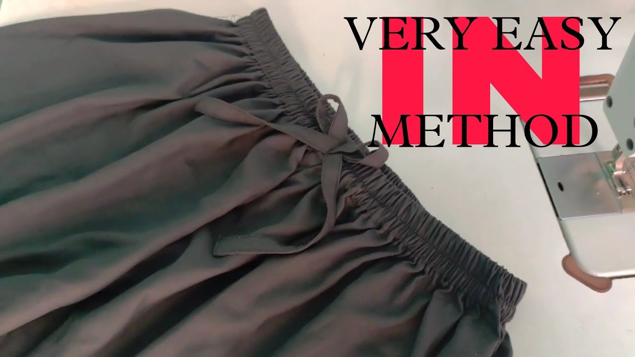 How to Attach Elastic in Trouser Pants in a Very Easy Method for ...
