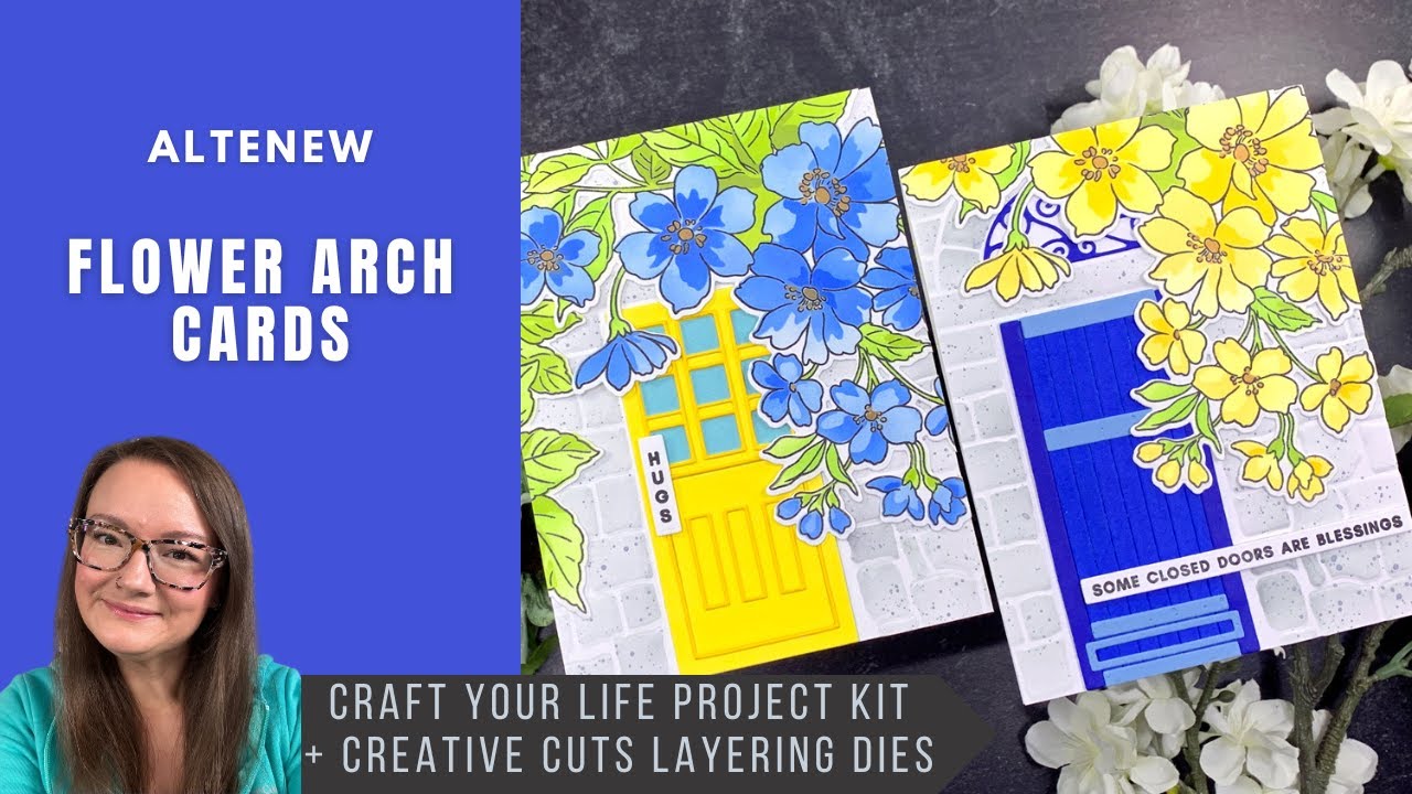 Flower Arch Cards | Altenew - YouTube
