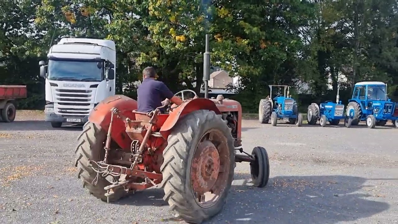 1965 Nuffield 60 Tractor, Entered into Auction - YouTube