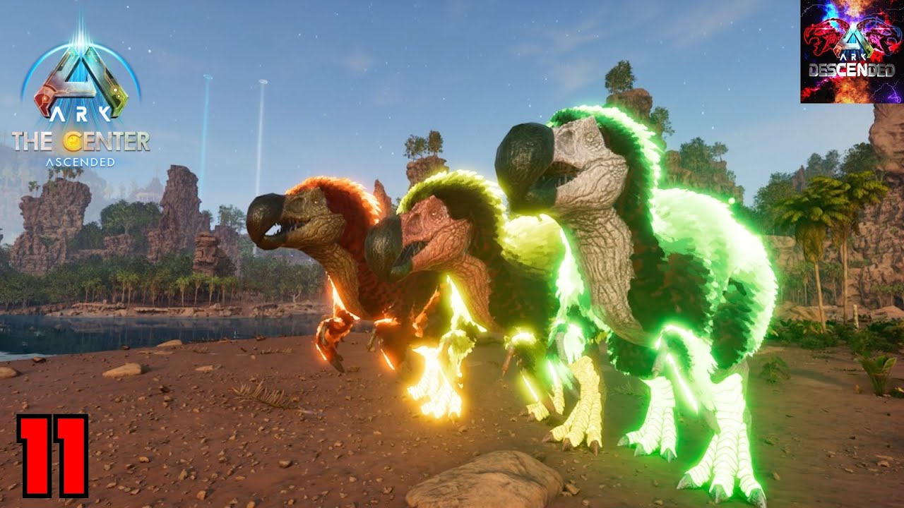 ark descended ep.11 จับสามสหาย Dodo Rex - YouTube