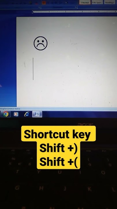 How to Add Emojis to your word documents shortcut key #short # ...