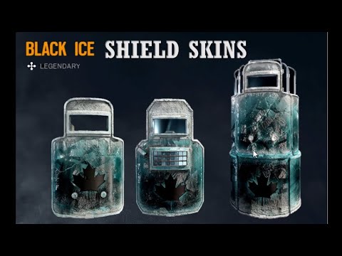 CONFIRMED Black Ice Skins for Shields! | Rainbow Six Seige News - YouTube