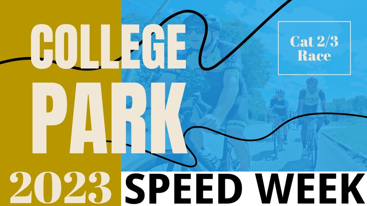 College Park Crit - Speed week 2023 - YouTube