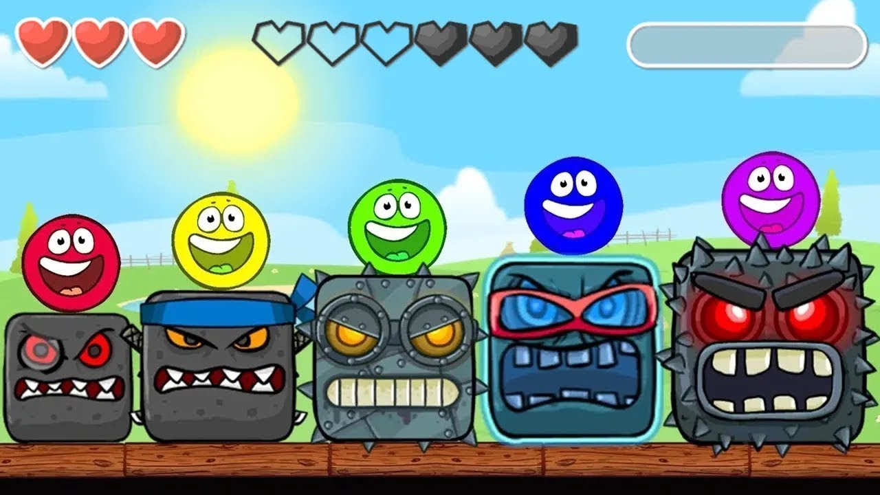 Red Ball 4 - Red Green Blue Ball vs All Bosses - Superspeed Gameplay ...