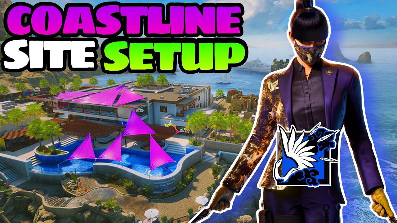 BEST AZAMI Barricade Site Setup Spots On COASTLINE! Rainbows Six Siege Operator Guide - YouTube