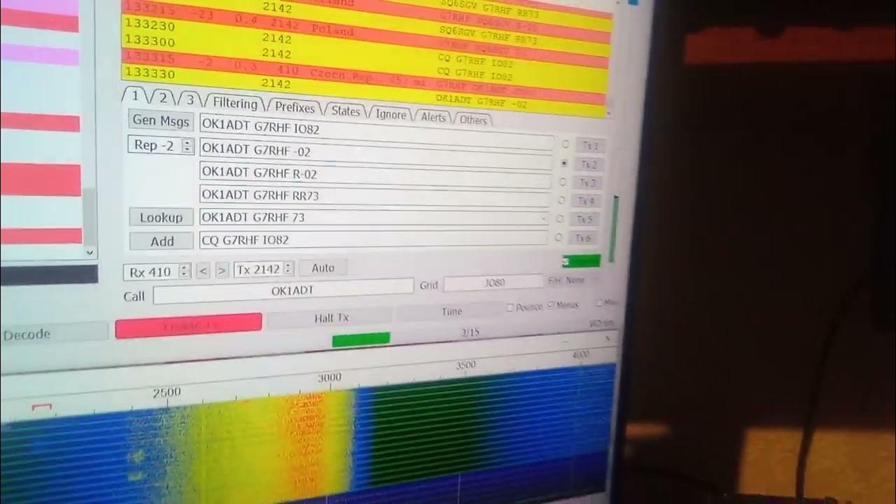ft dx10 ft 8 on 70.154 using a 80m delta loop - YouTube