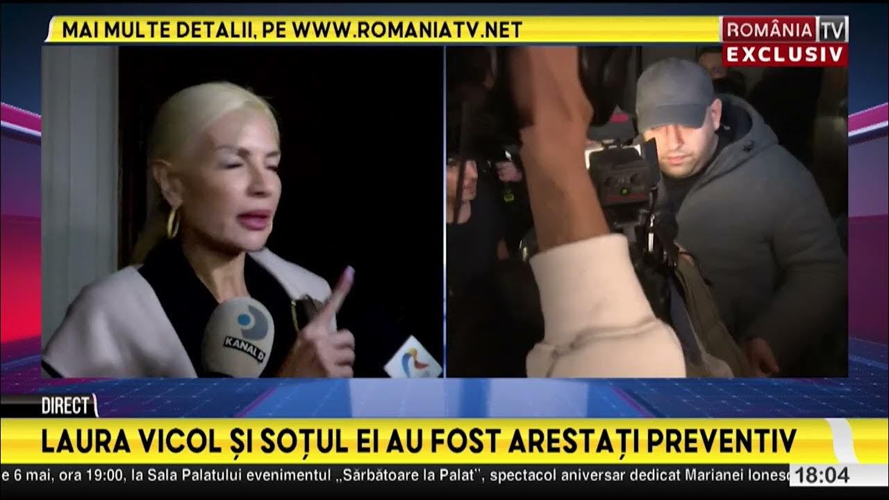 Laura Vicol și Vladimir Ciorbă au fost arestați preventiv pentru 30 de zile. - YouTube