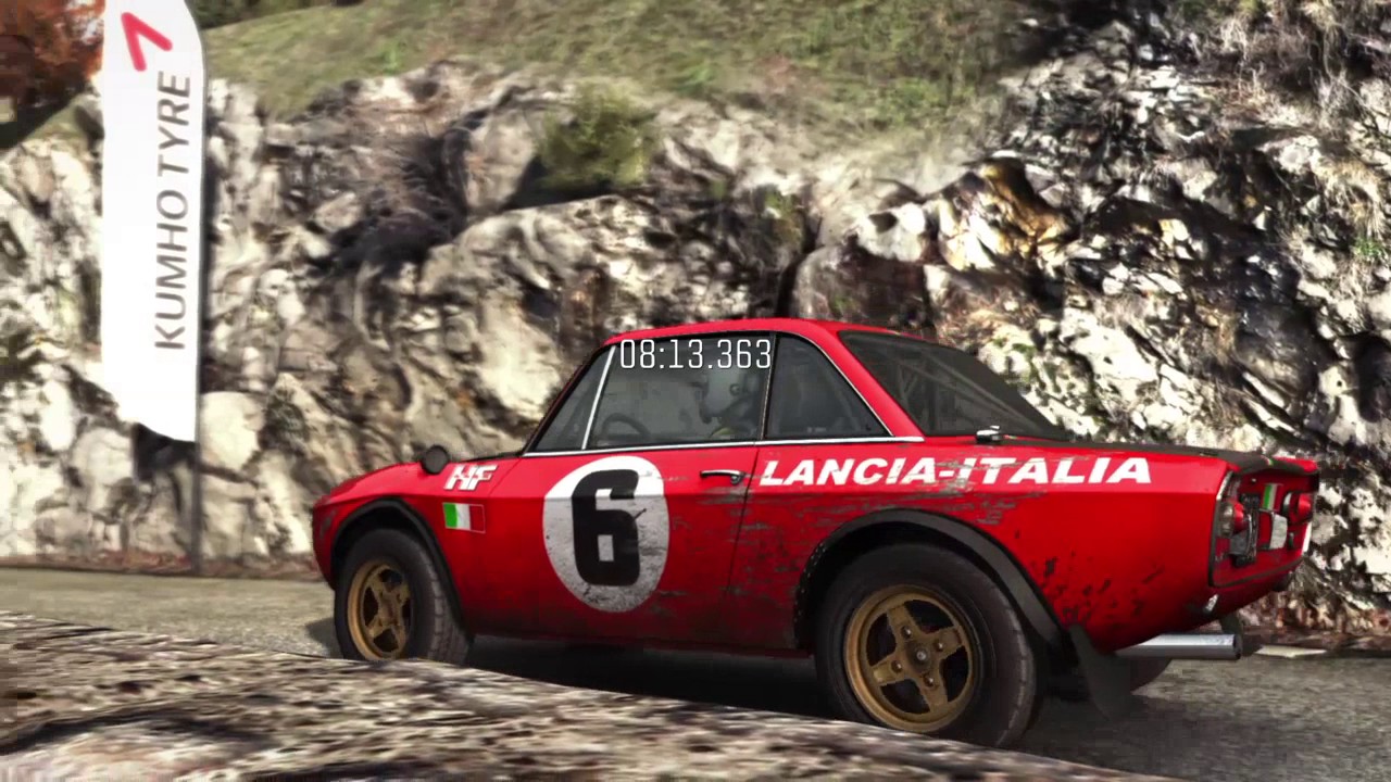 Lancia Fulvia And Renault Alpine Historic Car 1960 - Dirt Rally [HD ...