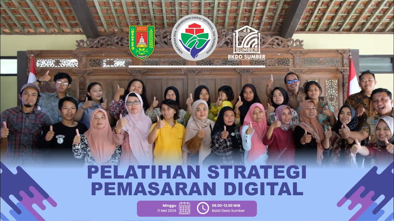 PELATIHAN STRATEGI PEMASARAN DIGITAL | RKDD SUMBER - YouTube