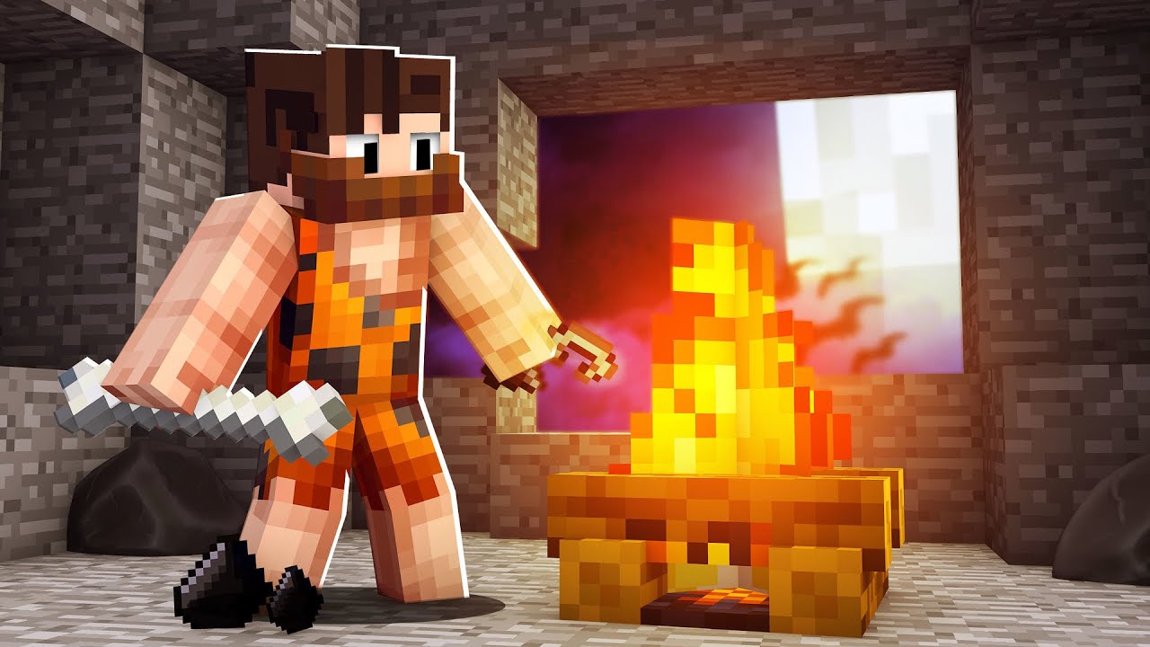 WE FOUND THE FIRE! – Minecraft Stone Age Mod Survival #1 (SevTech: Ages ...