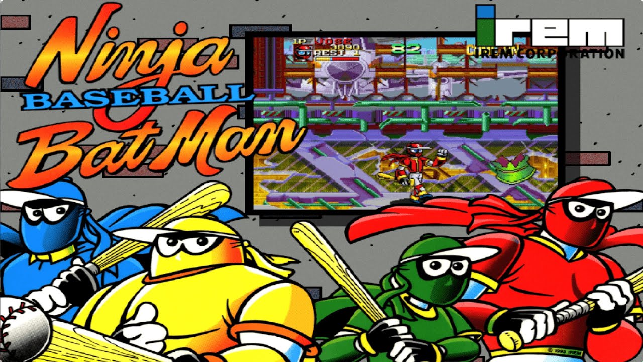 Ninja Baseball Batman Arcade Longplay - YouTube