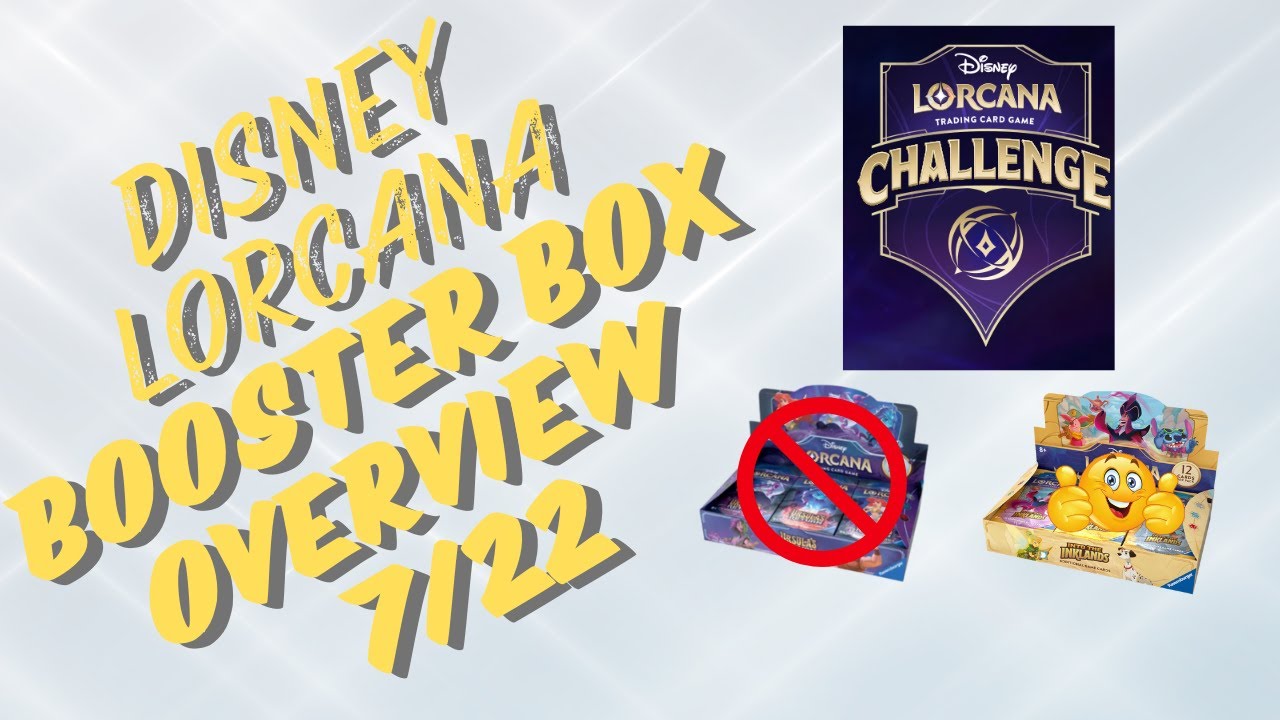Disney Lorcana booster box overview - expected return and current ...