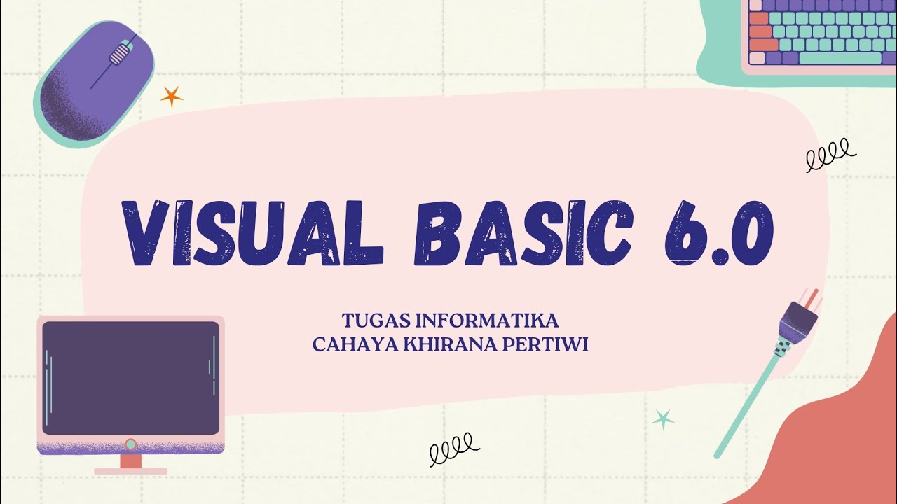 Tugas Visual Basic 6.0 Informatika - YouTube
