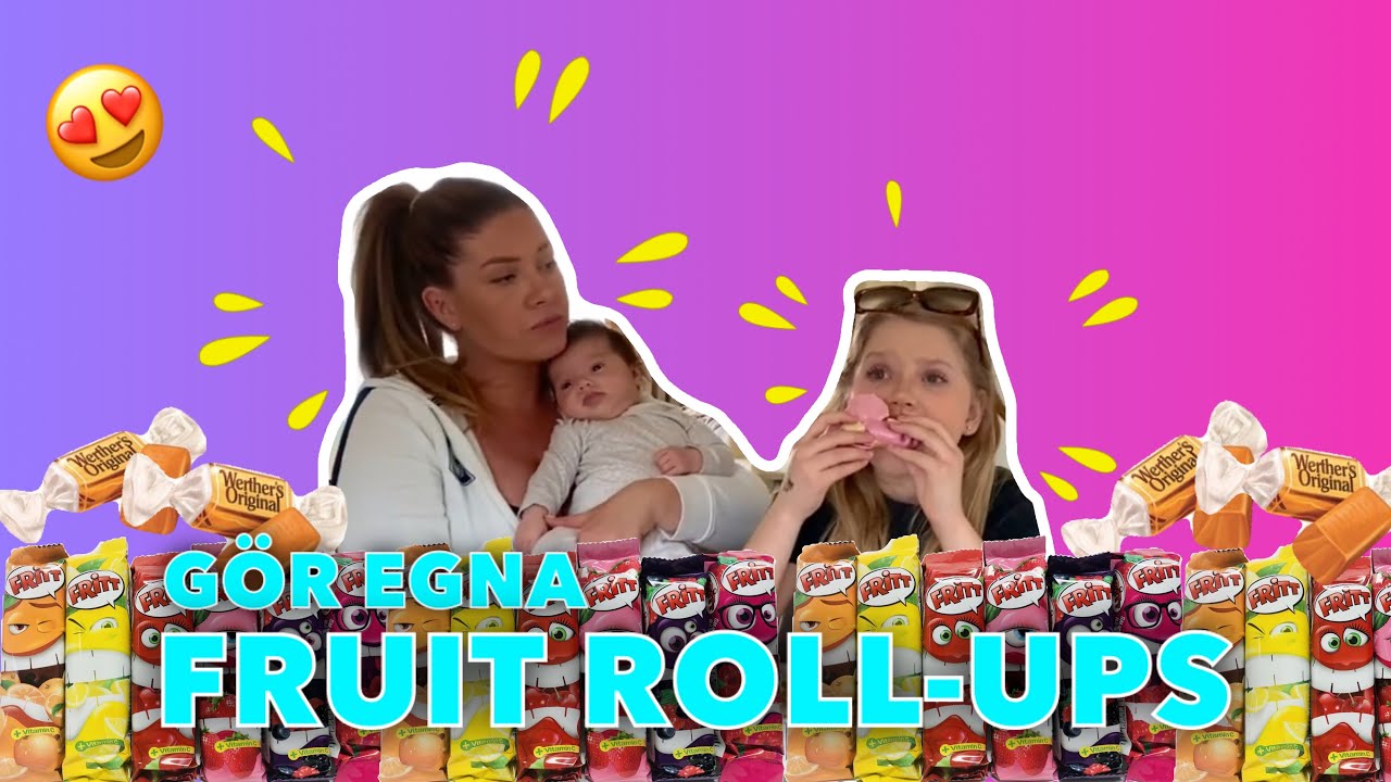 EGNA FRUIT ROLLS AV GODIS - YouTube