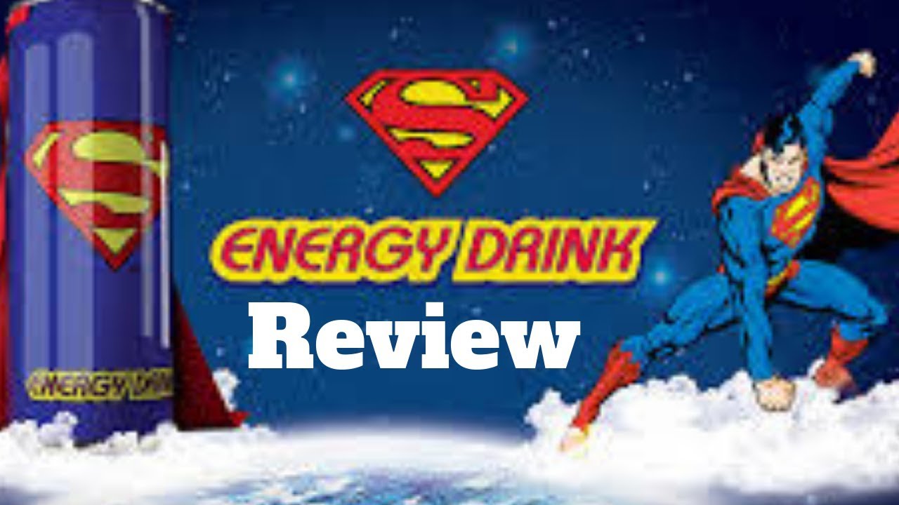 Superman Energy Drink Review - Best Energy Drink - YouTube