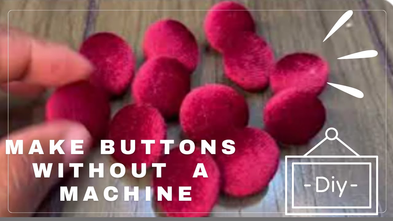 How To Easily WRAP BUTTONS without a MACHINE for TUFTED Project. - YouTube