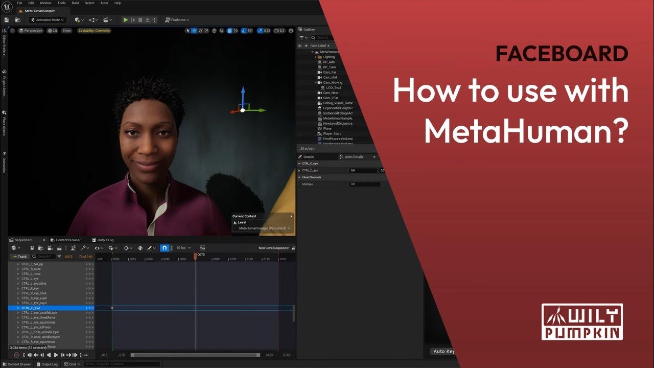 Faceboard UI - MetaHuman Setup | Unreal Engine 5 - YouTube
