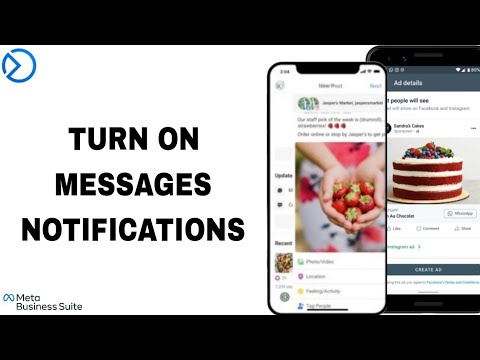 How To Turn On Messages Notifications On Meta Business Suite App - YouTube