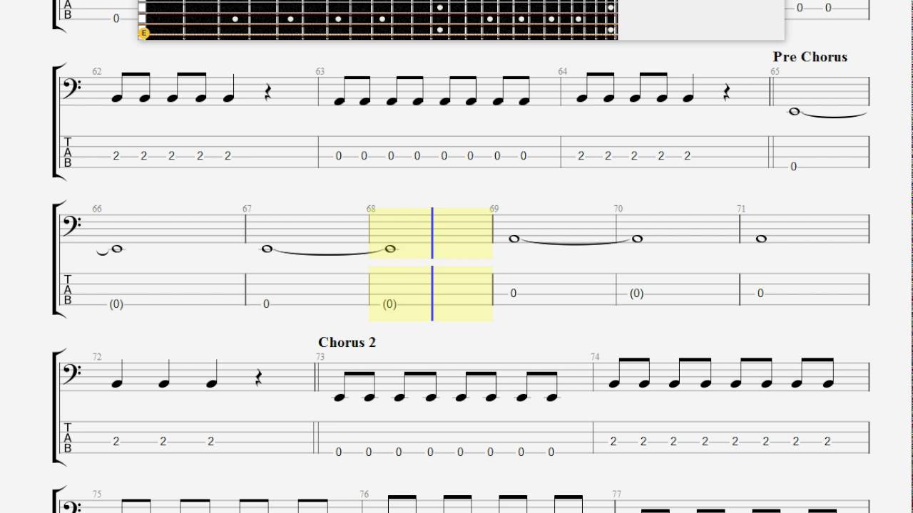 Blink 182 Dumpweed BASS GUITAR TABLATURE - YouTube