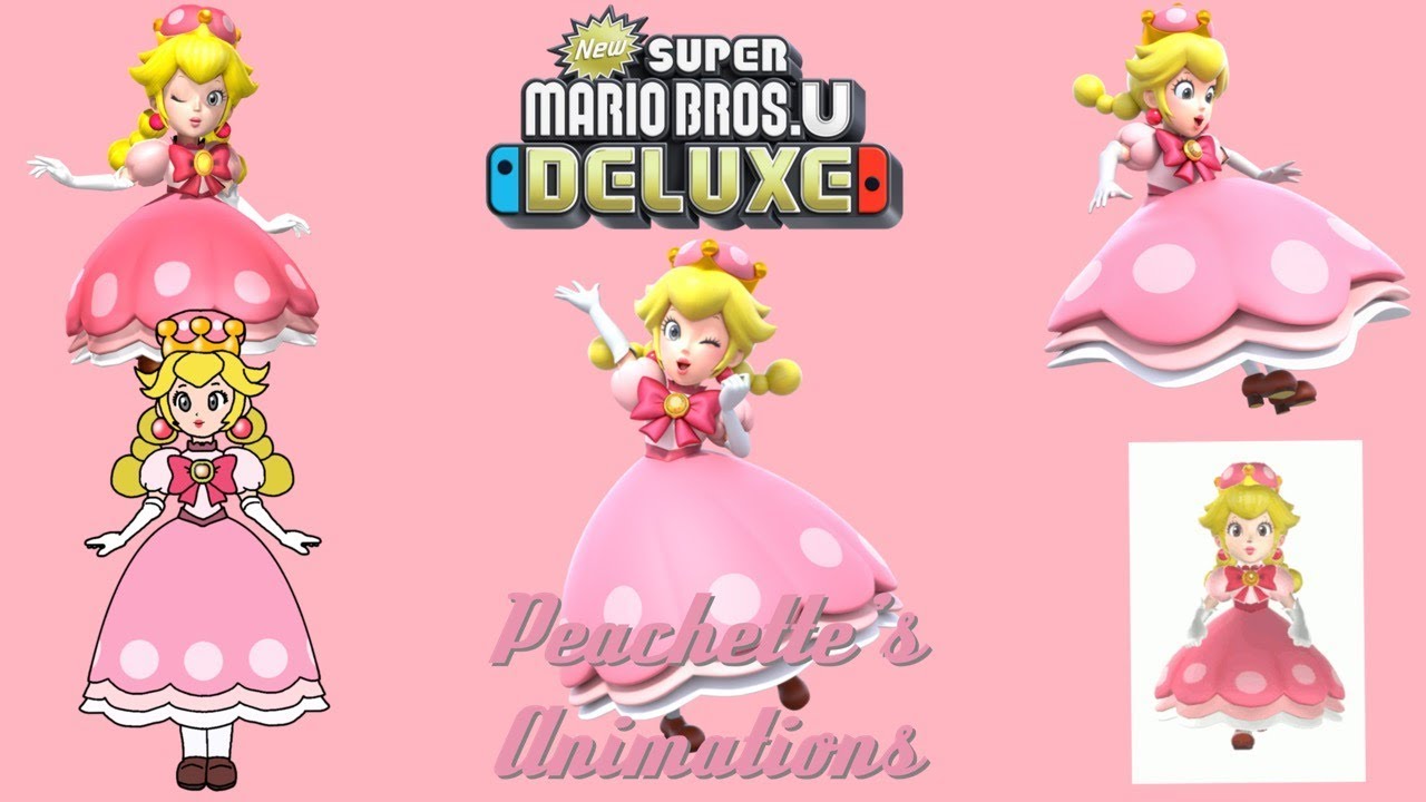 New Super Mario Bros. U Deluxe - Peachette's Animations - YouTube