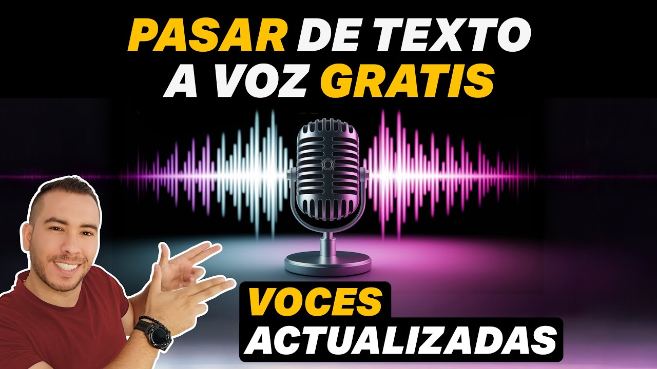 Cómo pasar de Texto a Voz con IA GRATIS (Voces Actualizadas) 🔥 | ¡Mejor ...