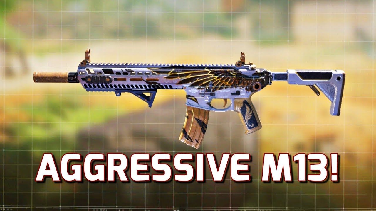 Best M13 Aggressive Gunsmith Attachments Loadout COD Mobile - YouTube