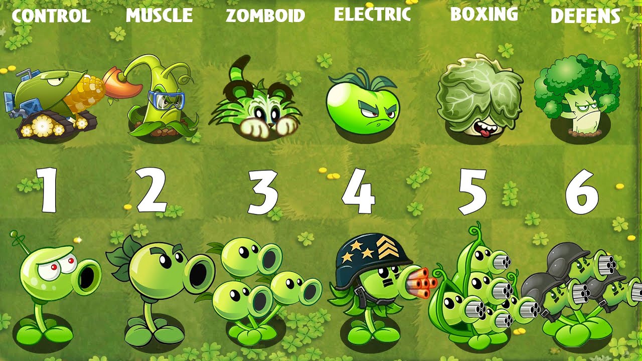 PvZ 2 Gameplay - Which Plant Can Defeat Carnie Zombie Team With 1 Plant ...