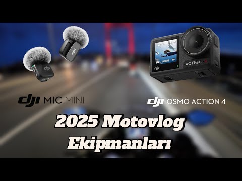 En İyi Motovlog Ekipmanları Neler? | Hangi Kamera Alınmalı? |  DJI Mic Mini | DJI Osmo Action 4