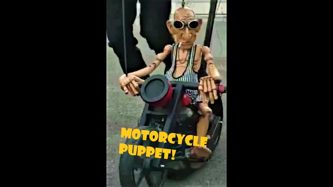 Motorcycle Puppet! - YouTube