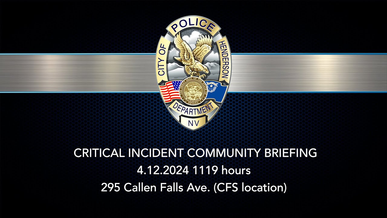 HPD Critical Incident Community Briefing | OIS#1 2024 - YouTube