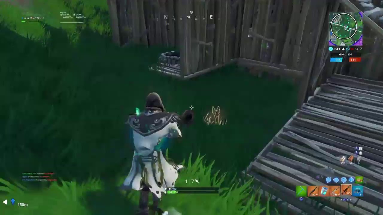 Fortnite| completing challenges! | Lone Wolf - YouTube