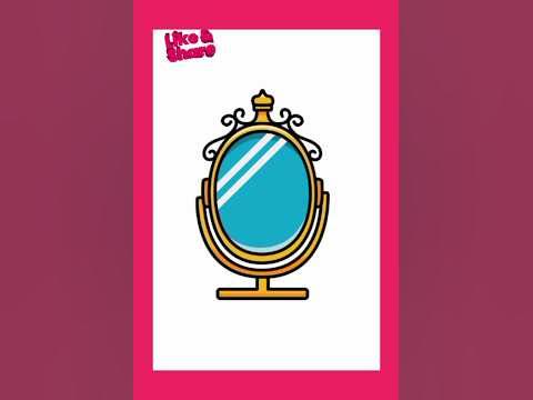 Let's Draw a Beauty Mirror 🤩 |A Magic Mirror | Art for kids | Drawing ...