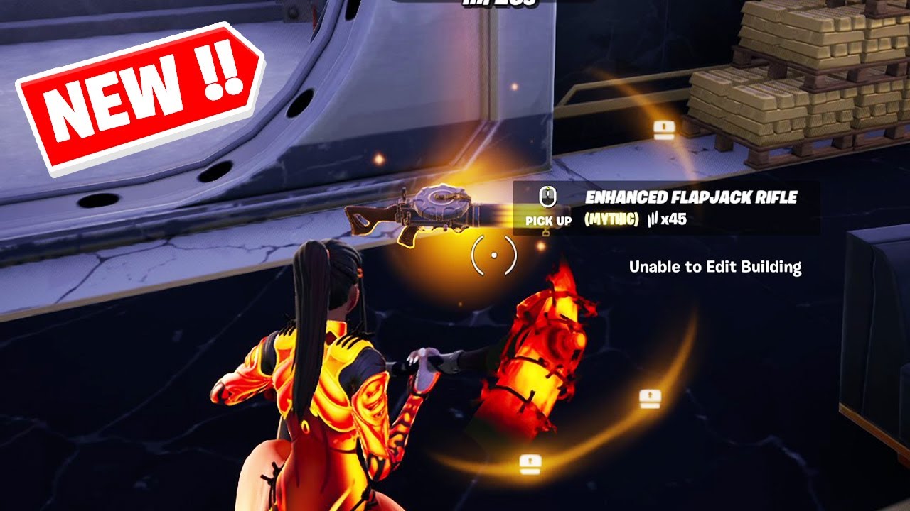 How to get *NEW* Mythic Enchanced Flapjack Rifle in Fortnite Chatper 4 ...