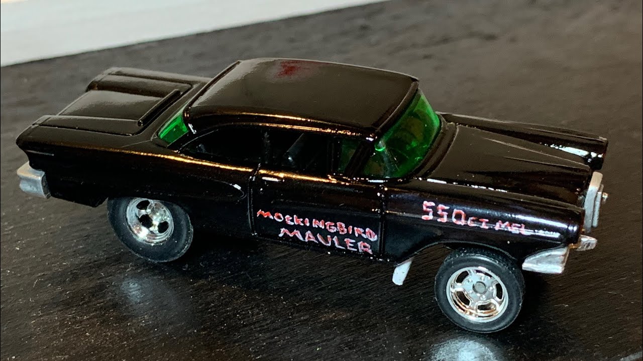 Custom Hot Wheels 58 Edsel gasser “Mockingbird Mauler” - YouTube