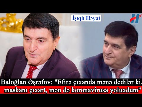 Vəziyyəti ağır olan Baloğlan Əşrəfov koronavirusa necə yoluxmasından danışdı: \