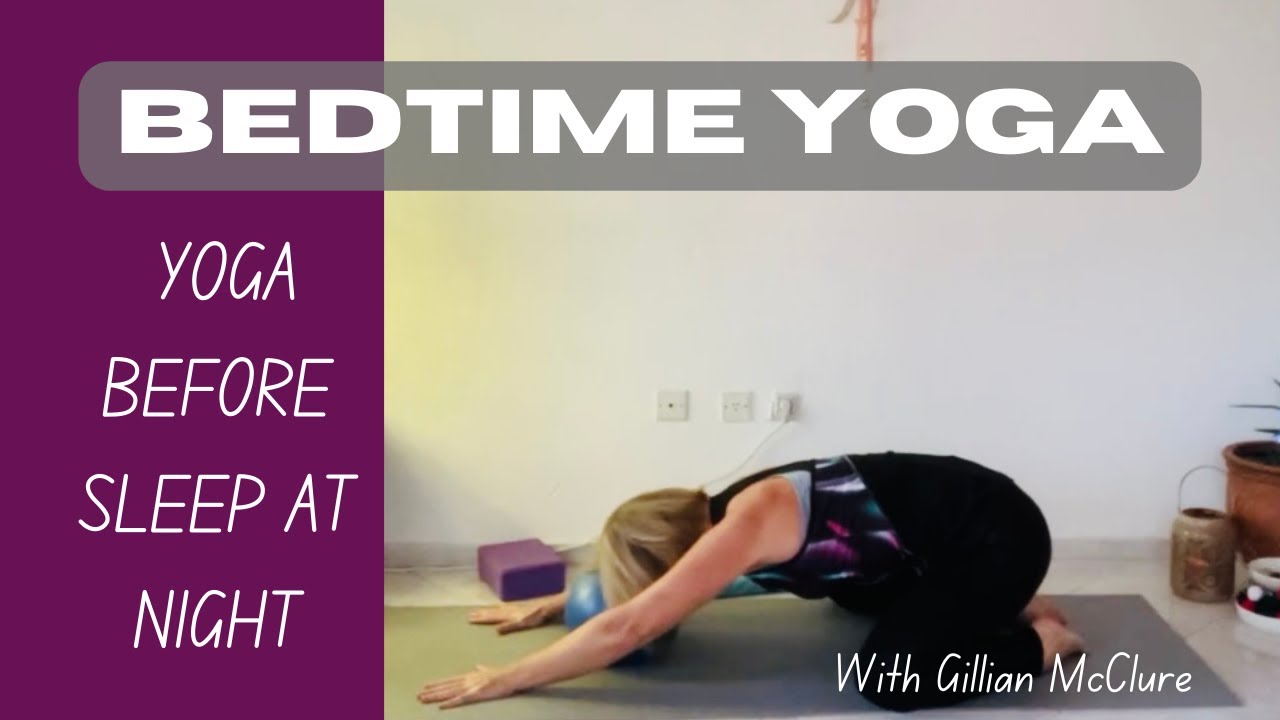 Sleep Better with Bedtime Yoga 🧘‍♀️🌙 - YouTube