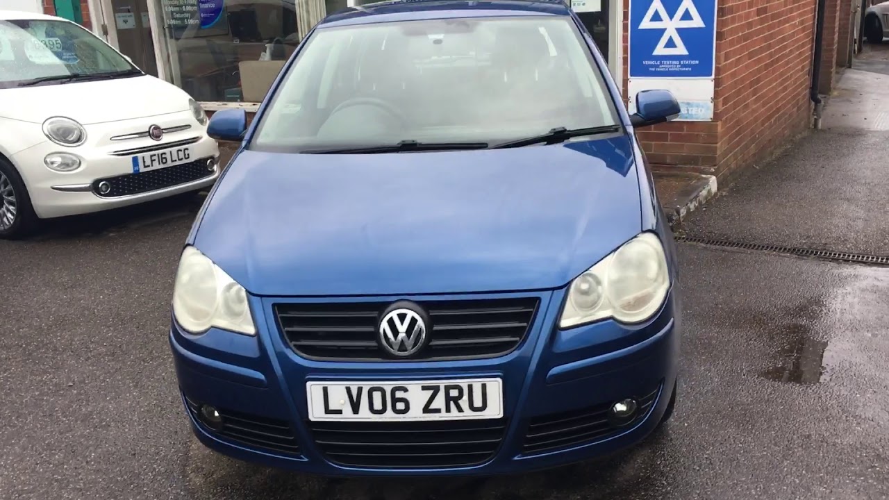 2006 06 VW Polo 1.4S 5Dr 61k mls At VFM Autosales ltd Groombridge - YouTube