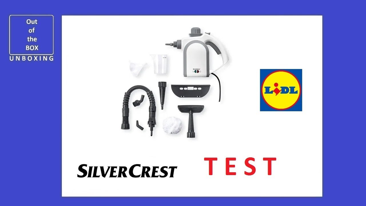 SilverCrest Hand-Held Steam Cleaner SDR 1100 C2 REVIEW/TEST (Lidl 350 ...