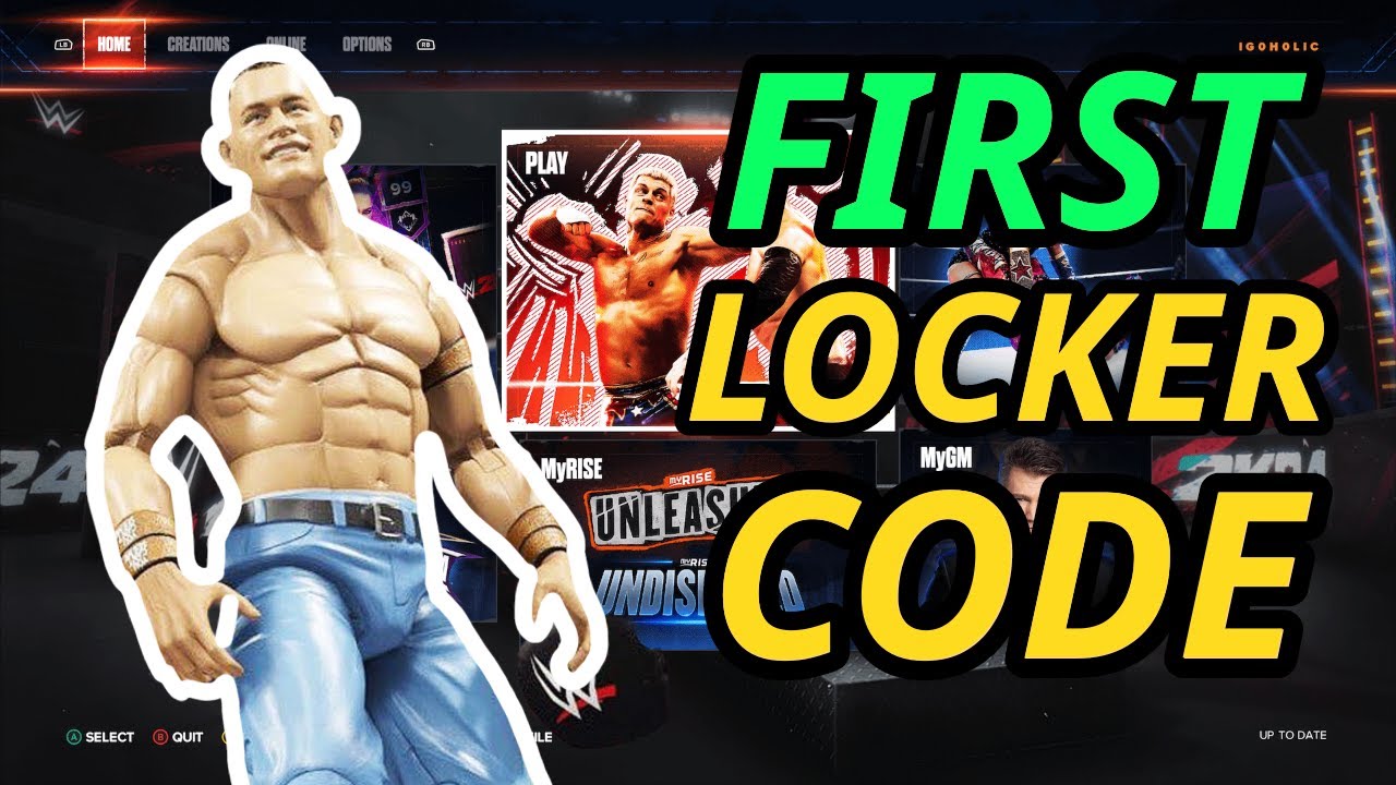 WWE 2K24 First Locker Code! - YouTube