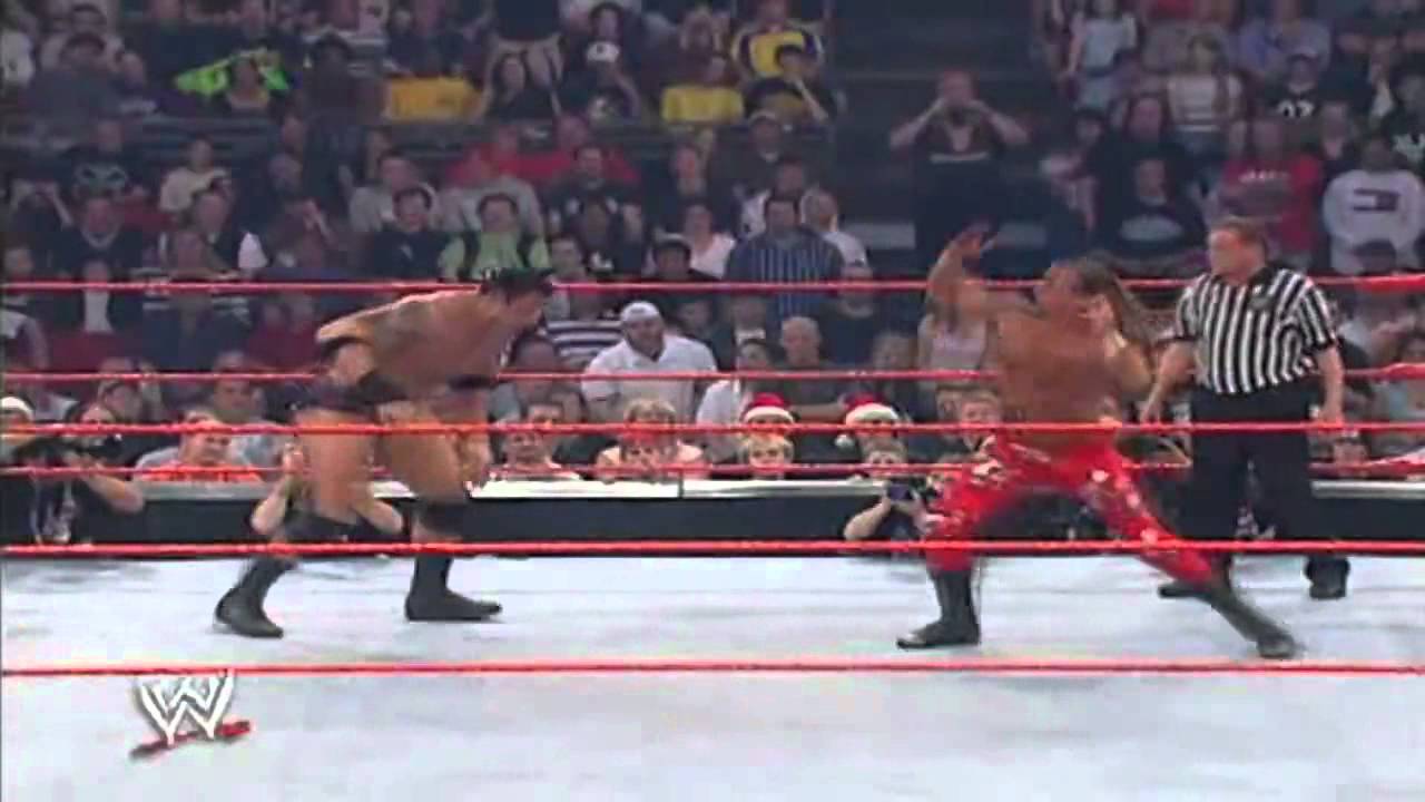 Batista Bomb Into Sweet Chin Music (Armageddon 2003) - YouTube