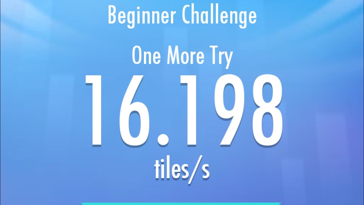 Piano Tiles 2 - WORLD’S FIRST 16TPS IN BEGINNER CHALLENGE !! - YouTube