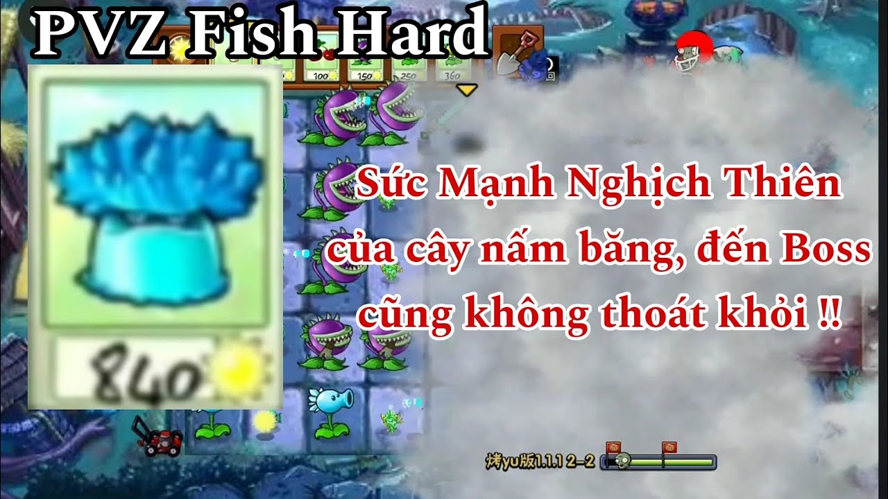 Plants vs Zombies Hard Fish #2: Cái cây ở màn đêm bá tới cỡ nào ...