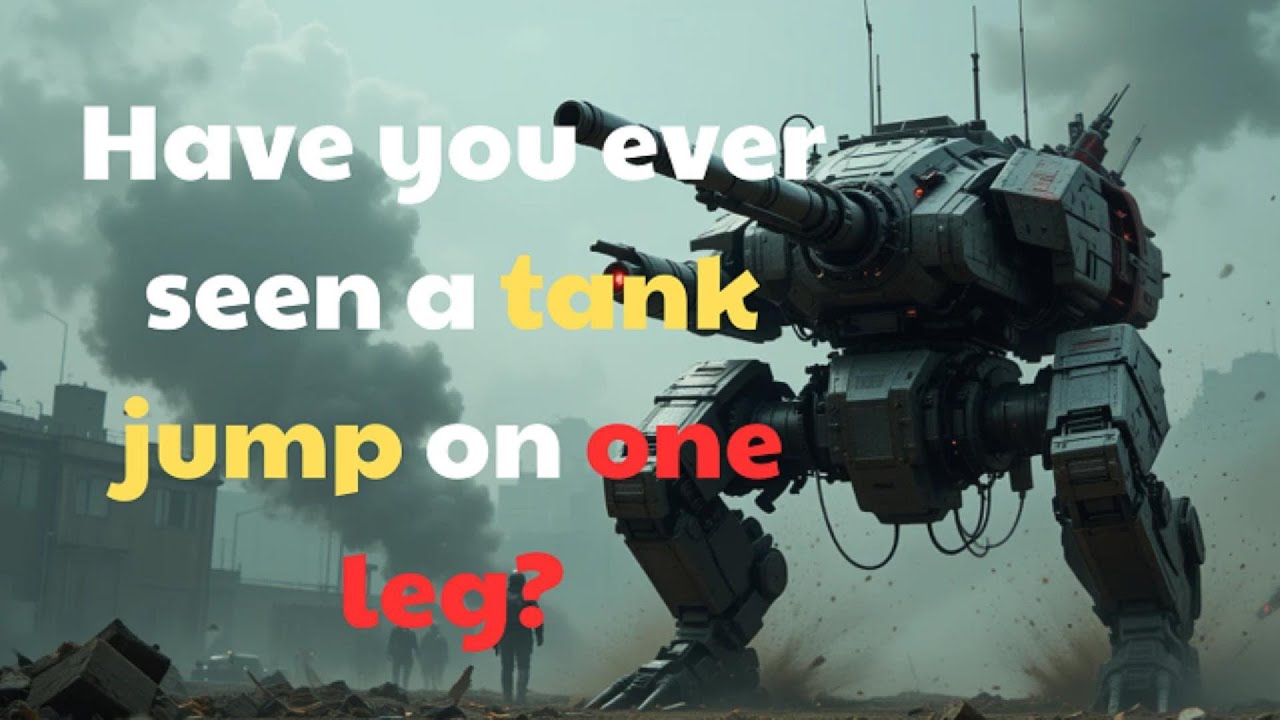 Have you ever seen a tank jump on one leg? - YouTube
