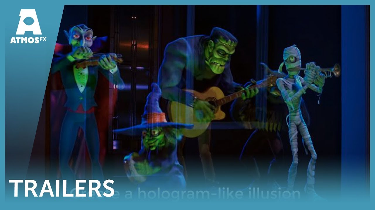 AtmosFX Halloween Monster Bash Digital Decoration Trailer - YouTube