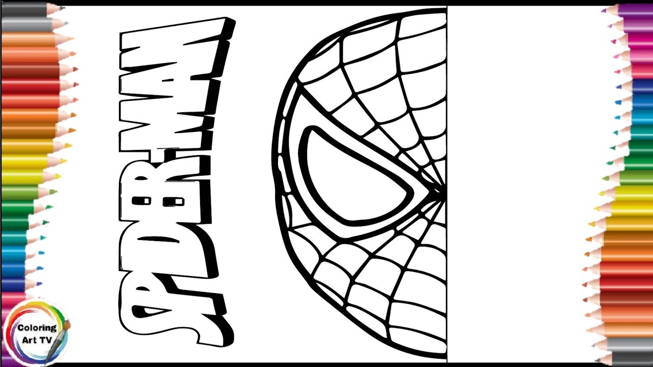 Spiderman Coloring Page/Spider-man 4: new home /Spider-man Coloring ...