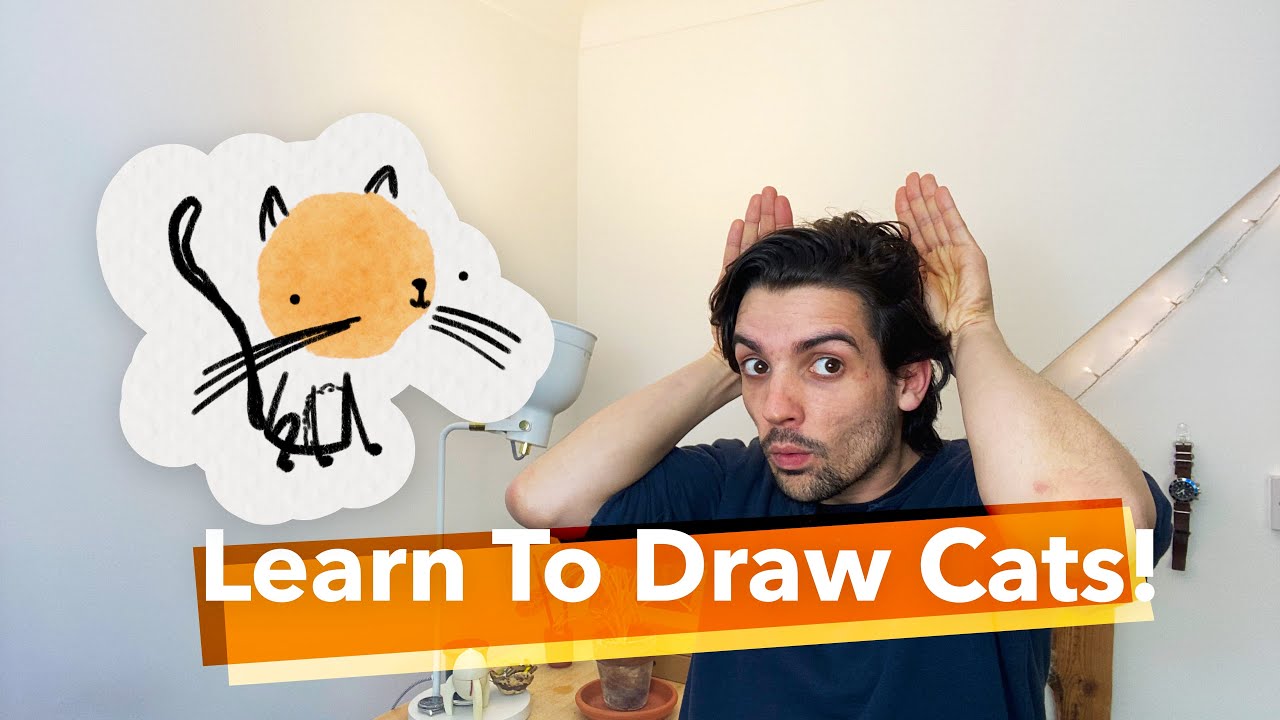 Learn to draw Cats 😺 with Jethro - Everyone can draw! - YouTube