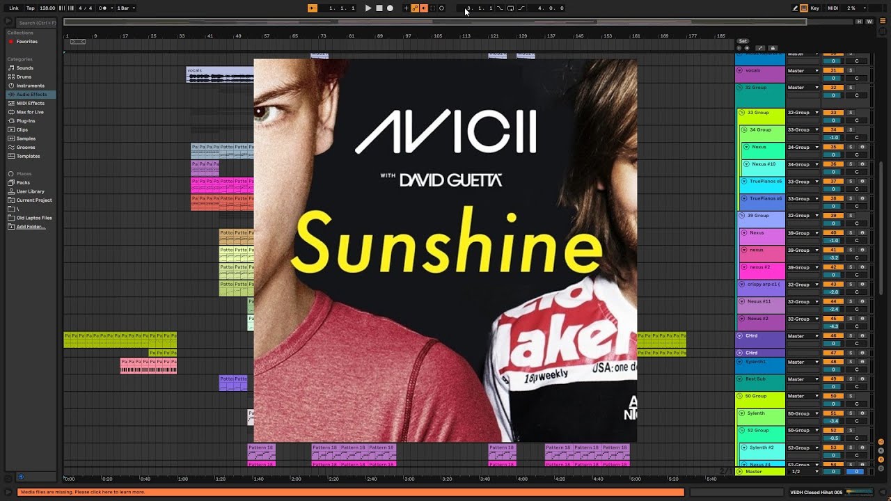 Avicii & David Guetta - Sunshine (Vocal Mix) (Ableton Live 11 Full ...