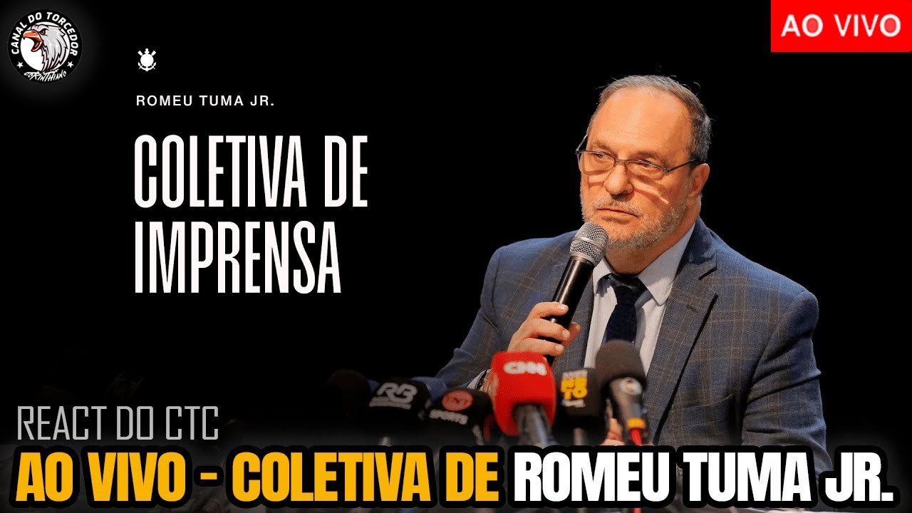 AO VIVO - COLETIVA DE ROMEU TUMA JR | MAIS GASTOS NO CARTÃO CORPORATIVO ...