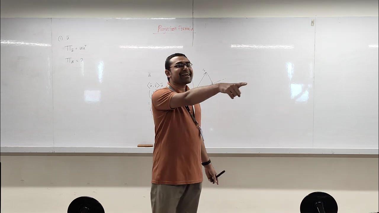 [CSE402] Optimization | Tutorial: Projector Formula | 8 May '25 - YouTube